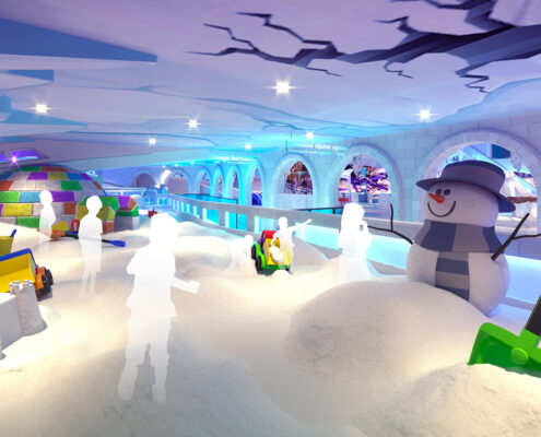 Go Planet Refurbishment Snow - Themed Entertainment Design